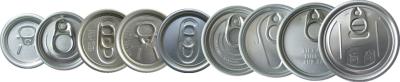 China Food Grade Aluminium Easy Open End 126mm Full Open Lid for PET Bottle Composite Paper Can for sale