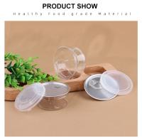 China Food Grade PET Clear Plastic Jar 100ml 120ml Small Capacity Airtight Can for Oil Spice Powder for sale