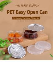 China Food Grade PET Clear Plastic Jar 100ml 120ml Small Capacity Airtight Can for Oil Spice Powder for sale