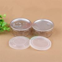 China Food Grade PET Clear Plastic Jar 100ml 120ml Small Capacity Airtight Can for Oil Spice Powder for sale