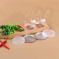 China Food Grade PET Clear Plastic Jar 100ml 120ml Small Capacity Airtight Can for Oil Spice Powder for sale