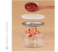 China Clear PET Plastic Jar 50ml-1000ml Food Grade Cylinder Container for sale