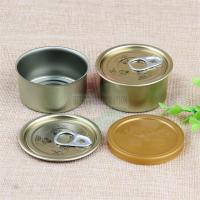 China 65mm x 30mm Black Cap Easy Open Tin Cans for Hemp Packaging - FSSC22000 Certified Food Grade for sale