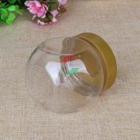China 225ml Small Transparent Plastic Jar For Dry Fruit / Cookies Waterproof for sale