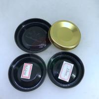 China ID73mm 300# Tinplate Round Can Cover Gold Silver Iron Bottom Lids for Paper Tubes for sale
