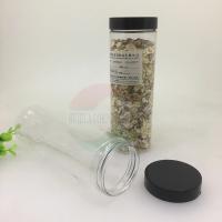 China Clear PET Plastic Cylinder Container with Screw Lid - 55mm to 100mm Diameter, 220ml to 580ml Capacity for Dry Food Packaging for sale