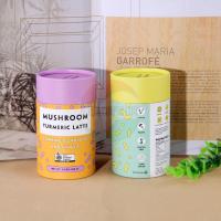 China Custom Logo Printing Easy Open End Lid Paper Tube Box 150mm for Tea Packaging with FDA-SGS Certification for sale