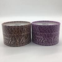 China 100*60mm Coloured Base Round Paper Cosmetic Packaging Paper Can for sale
