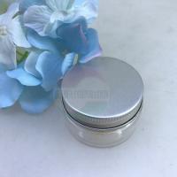 China Clear Plastic Cylinder Can 420ml with Aluminum Lid for Confectionery Packaging for sale