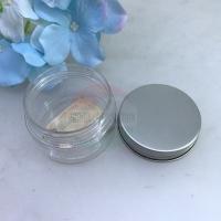 China Clear Plastic Cylinder Can 420ml with Aluminum Lid for Confectionery Packaging for sale
