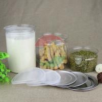 China Recyclable Round Tea Sugar 500ml Clear Pet Jars for sale