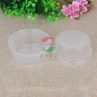 China 180ml PP Clear Canister with Aluminum Easy-Open Lid - 99mm Diameter Food Grade Dry Food Packaging Container for sale