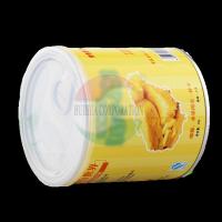 China Hot Stamping Milk Paper Cans Packaging With Aluminum Bottom for sale