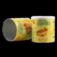 China Hot Stamping Milk Paper Cans Packaging With Aluminum Bottom for sale