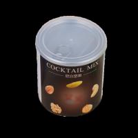 China Custom Round Kraft Paper Cans Packaging For Nuts , Cookies for sale