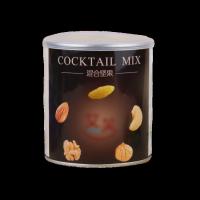 China Custom Round Kraft Paper Cans Packaging For Nuts , Cookies for sale