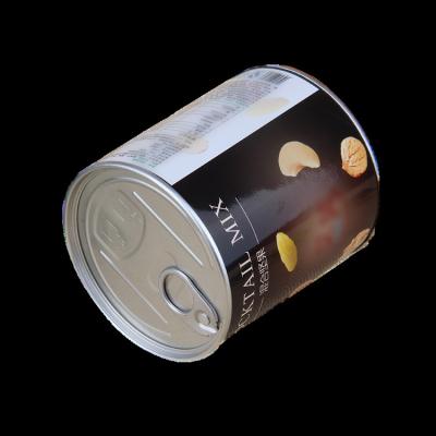 China Custom Round Kraft Paper Cans Packaging For Nuts , Cookies for sale