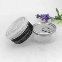 China Weed Packaging 3.5 Grams 100ml Pet Plastic Jar With Ring Pull Lid for sale