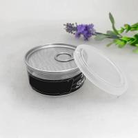 China Weed Packaging 3.5 Grams 100ml Pet Plastic Jar With Ring Pull Lid for sale