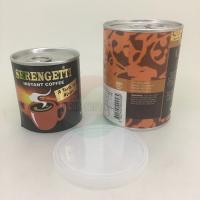China Aluminum Easy Open End Lid Paper Cans Packaging For Powder for sale