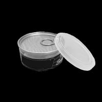 China Bubble Tea 33mm Clear Plastic Easy Open Cans Alu Lid for sale
