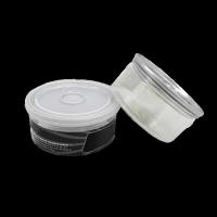 China Bubble Tea 33mm Clear Plastic Easy Open Cans Alu Lid for sale