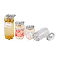 China Screen Printing Transparent Plastic 250ml Drink Beverage Soda Can for sale