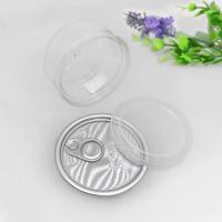 China Empty 211 100ml PET Plastic Transparent Can with Pull Ring Easy Open Lid for sale