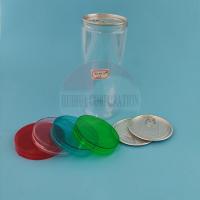 China Food Grade PET Plastic Jar 500ml Screw Cap Leak Proof Storage Container for sale