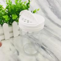 China 100g Food Grade PET Spice Sifter Bottle 38mm Neck Custom Pepper Shaker for sale