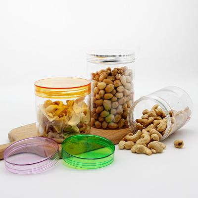China Food Grade PET Plastic Storage Jar 2Oz 4Oz 8Oz 12Oz 16Oz Custom Logo Cosmetic Jar for sale