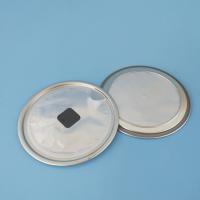 China Aluminum Degassing Peel-Off Lid with Valve for Coffee Cans - 99mm & 126mm Diameter, 0.21-0.23mm Thickness for sale