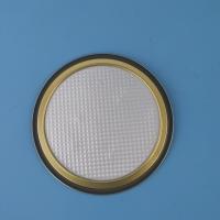 China Gold Color Easy Open Peel Off Lid for High Temperature Sterilization Food Cans 99mm Diameter for sale