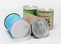 China 73mm Diameter Round Kraft Paper Composite Cans for Food Packaging Nuts with Aluminum Foil Lining for sale