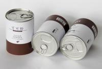 China Food Grade Paper Cans 83mm x 100mm for Powder Packaging with Custom Printing and OEM Options for sale