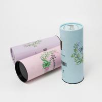 China Eco Friendly CMYK Printed Paper Tube Packaging for T Shirt 83.3mm Diameter Custom Height for sale
