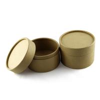China Custom Eco-friendly Round Cardboard Packaging Cans for Gifts & Cosmetics - 5000 MOQ, 7-15 Day Lead Time for sale