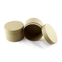 China Custom Eco-friendly Round Cardboard Packaging Cans for Gifts & Cosmetics - 5000 MOQ, 7-15 Day Lead Time for sale
