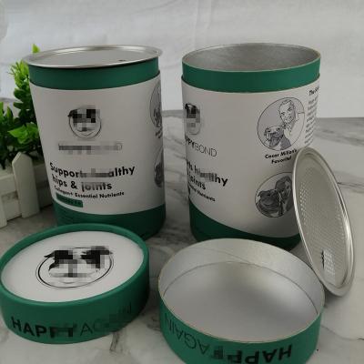 China Custom UV Logo Airtight Kraft Paper Tube Packaging for Food Powder - 40mm to 225mm Diameter Options for sale