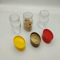 China Square PET Food Jars 950ml 1550ml Clear Plastic Pop Can Bottle Easy Open End for Dried Fruit Spice Cookies Packaging for sale