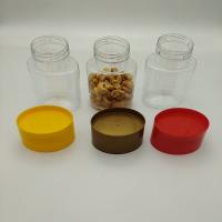 China Square PET Food Jars 950ml 1550ml Clear Plastic Pop Can Bottle Easy Open End for Dried Fruit Spice Cookies Packaging for sale