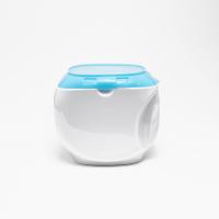 China Square PET Plastic Washing Beads Packaging Storage Jar With PP Cap for sale