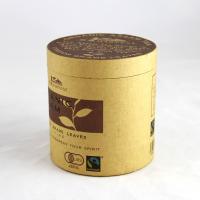 China Eco-Friendly Brown Kraft Paper Cans for Tea & Powder Packaging - 40mm to 225mm Diameters, Custom Heights for sale