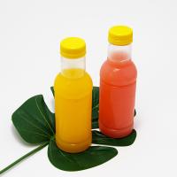China 8oz PP Plastic Beverage Bottle For Yoghurt Milk Juice Hot Tea for sale
