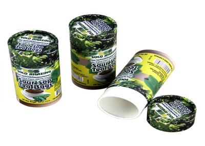 China Custom Ivory Board Paper Tube Packaging for Gift Food 46mm to 225mm Diameter for sale