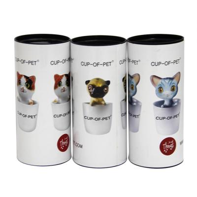 China Eco Friendly Cardboard Paper Cans Packaging for Pet Supplies 70mm to 225mm Diameter for sale