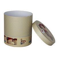 China Custom Eco-Friendly Round Paper Cans with Logo - 40mm to 225mm Diameter Options for Clothing, Toys & Gift Packaging for sale
