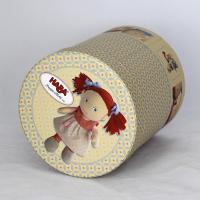 China Custom Eco-Friendly Round Paper Cans with Logo - 40mm to 225mm Diameter Options for Clothing, Toys & Gift Packaging for sale