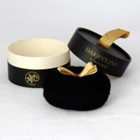 China Elegant Mini Black Kraft Paper Tube Cans Packaging for Cosmetic for sale