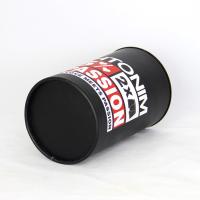 China Custom Black Cylindrical Kraft Paper Can Packaging for Underwear T-Shirt 40mm-225mm for sale